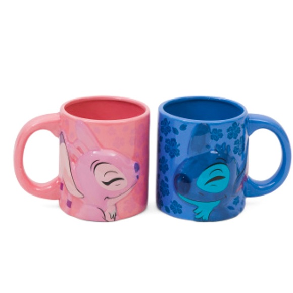 Disney | Dining | Disney Stitch And Angel Mug Set | Poshmark